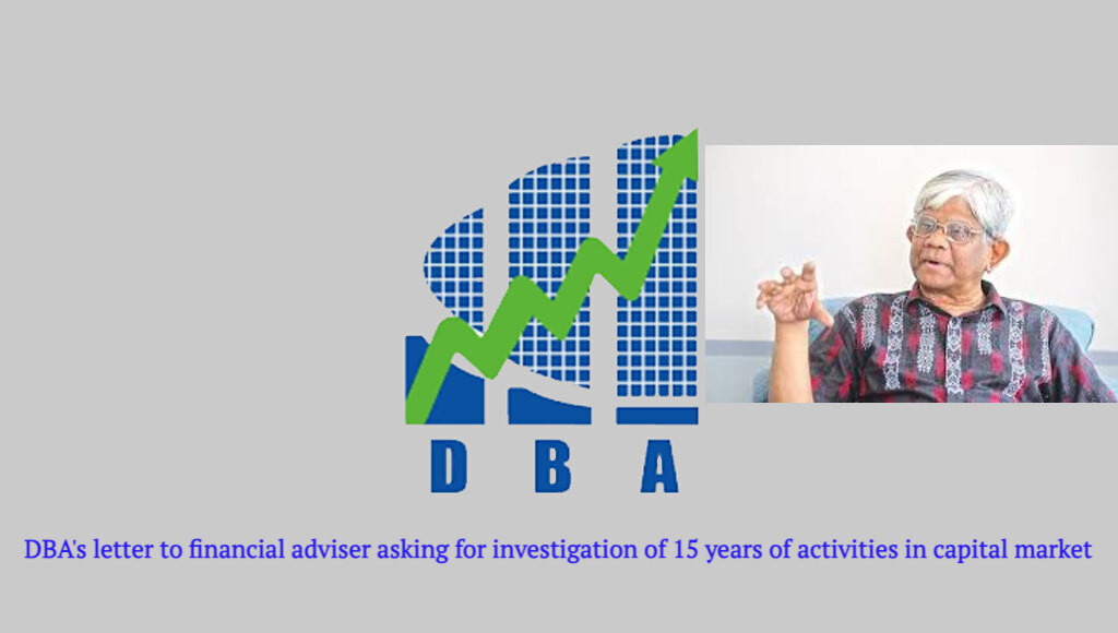 DBA's letter to financial adviser asking for investigation of 15 years ...