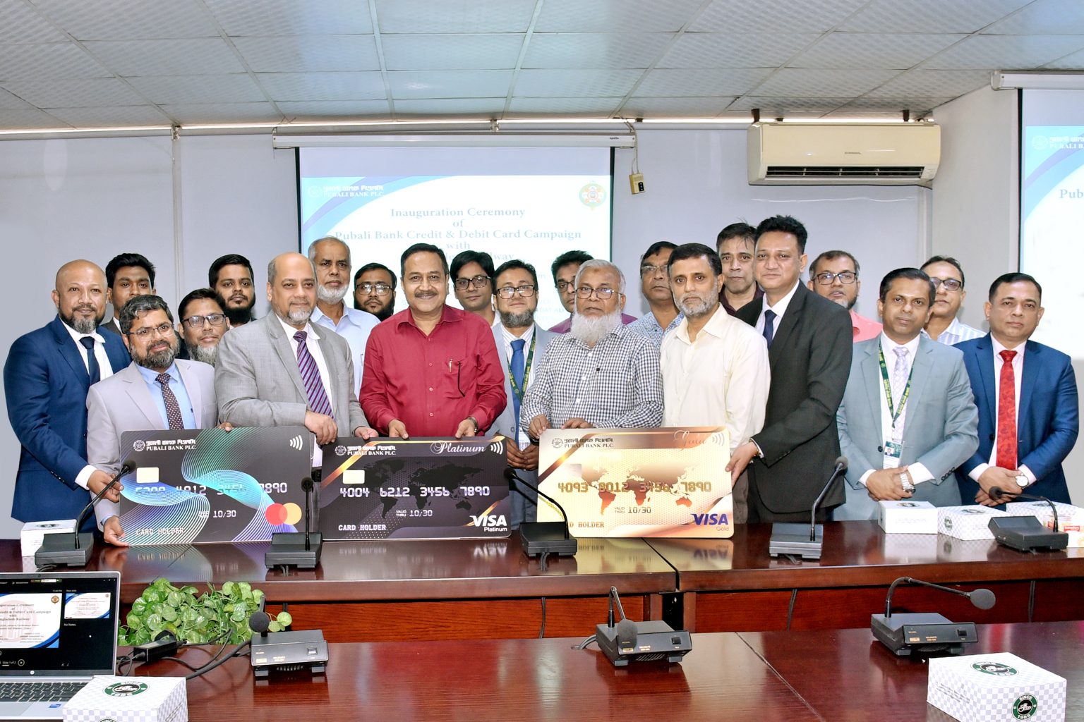 Pubali Bank PLC. Launches Co-Branded Visa Debit and Credit Card with ...