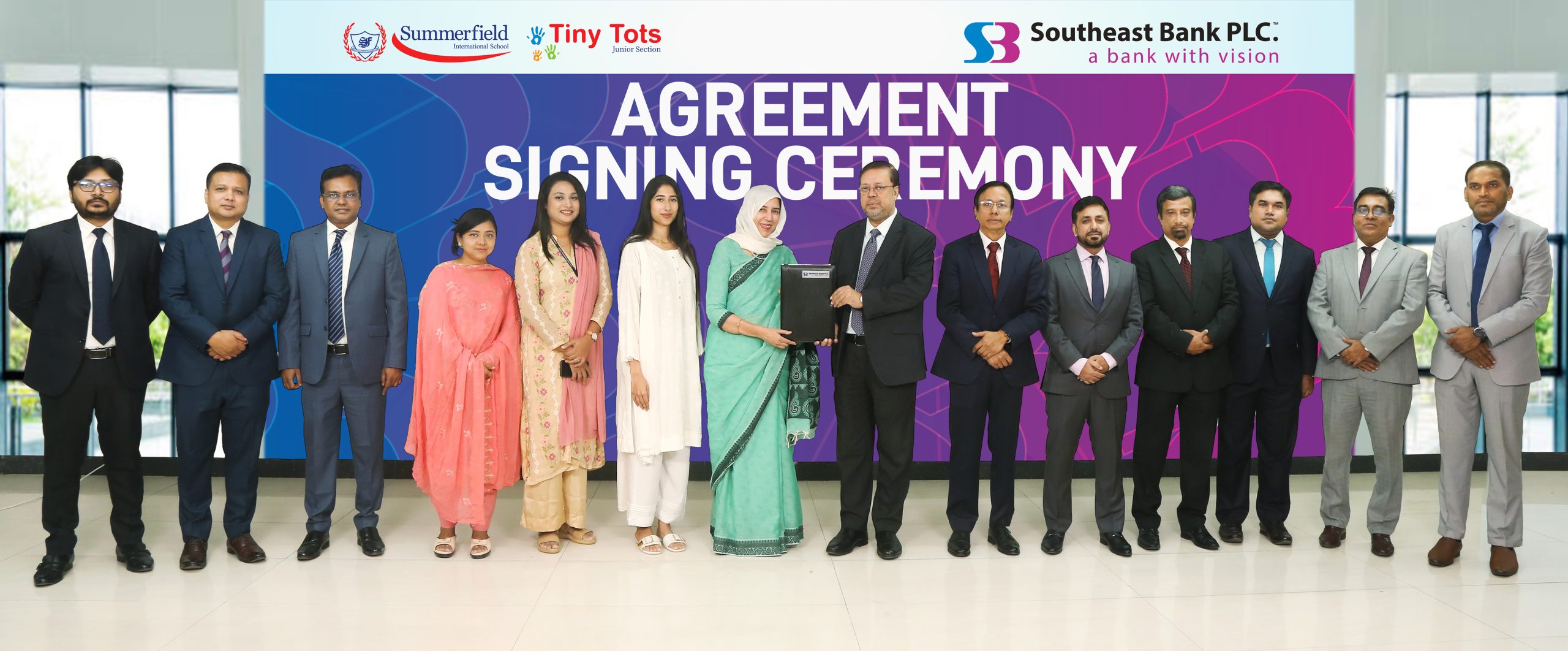 Southeast Bank PLC. Signed MoU with Tiny Tots and Summerfield ...