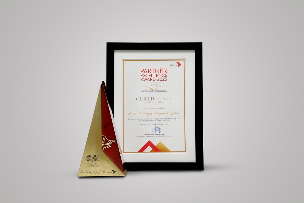 Huawei Attains bKash Partner Excellence Award for the Fifth Time ...