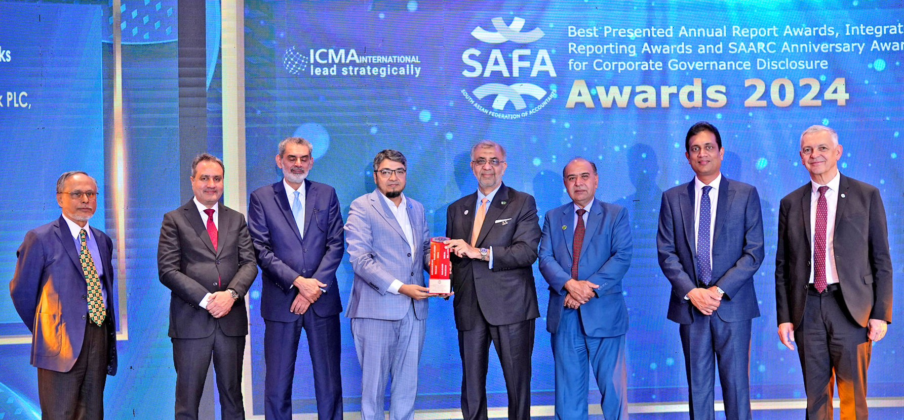 Shahjalal Islami Bank won Bronze Award from SAFA - Business Mirror